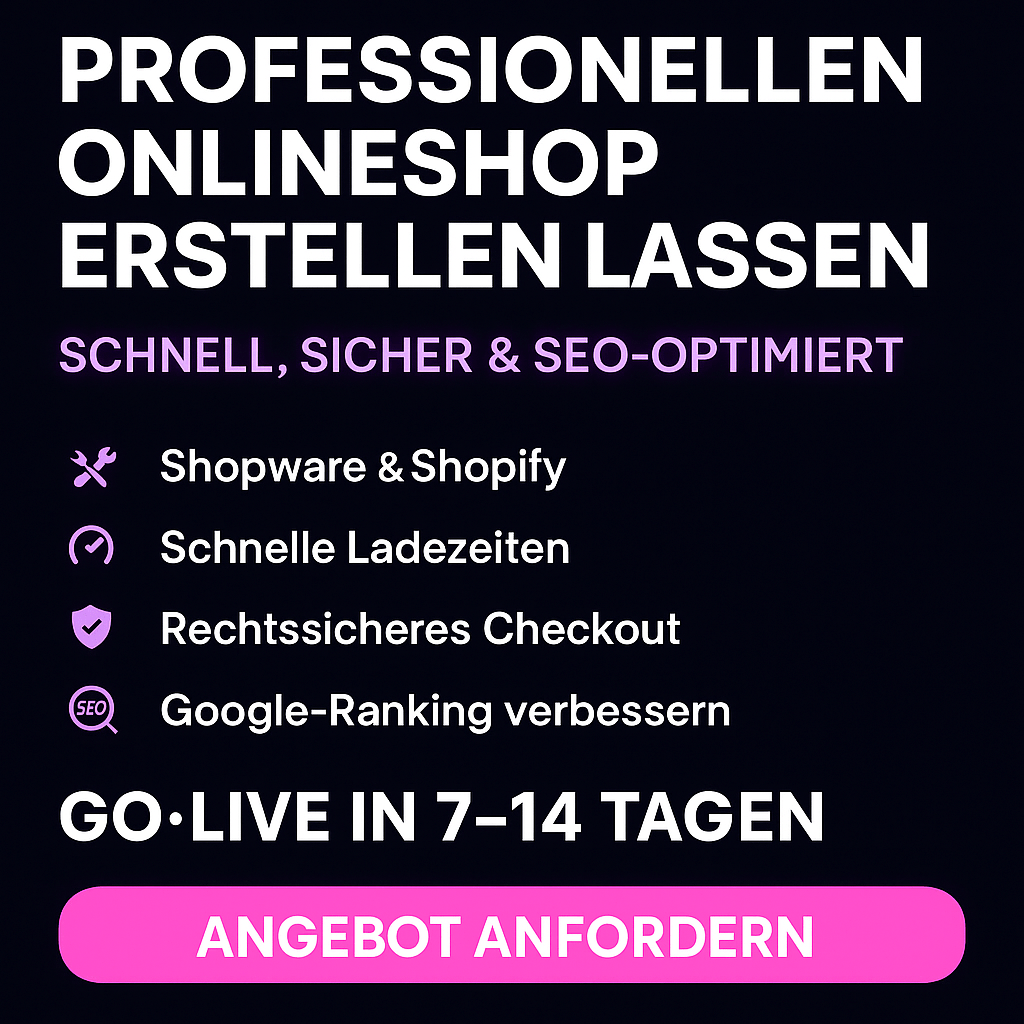 Online Shop Erstellen Lassen